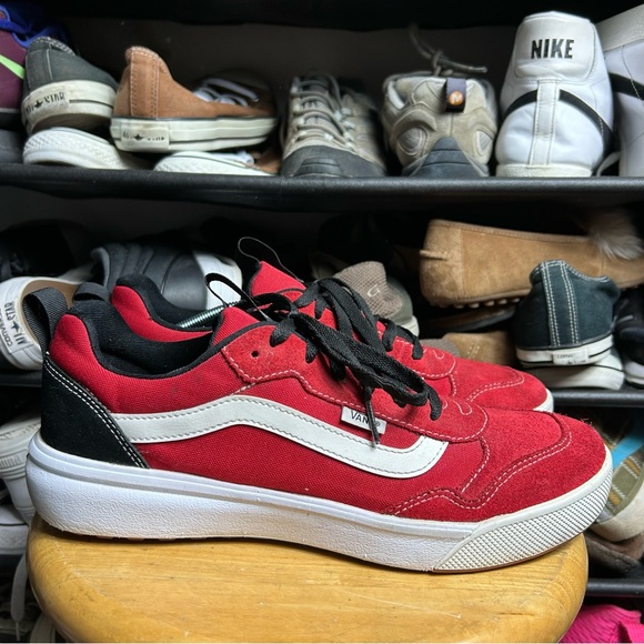 Vans | Shoes | Vans Ultrarange Red And Black Sneakers | Poshmark